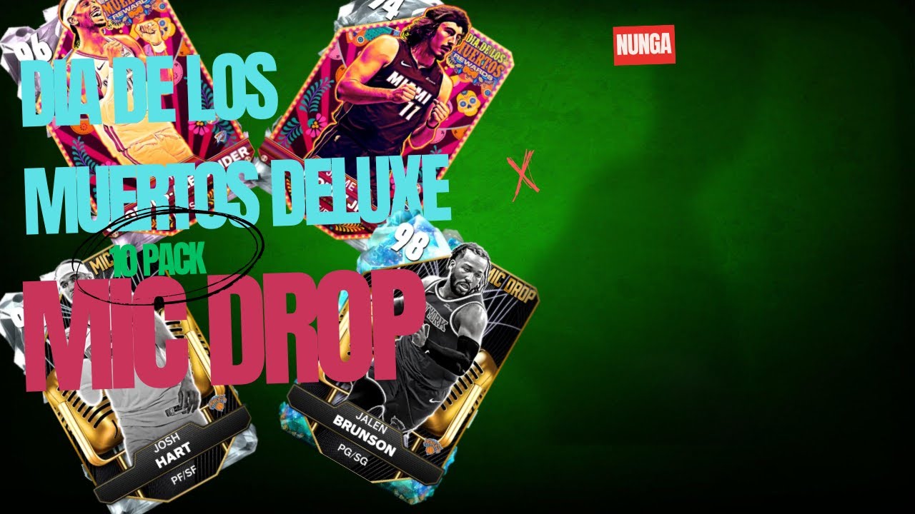 NBA 2k25 Mic Drop and Dia De Los Muertos 10 Pack Open. - YouTube