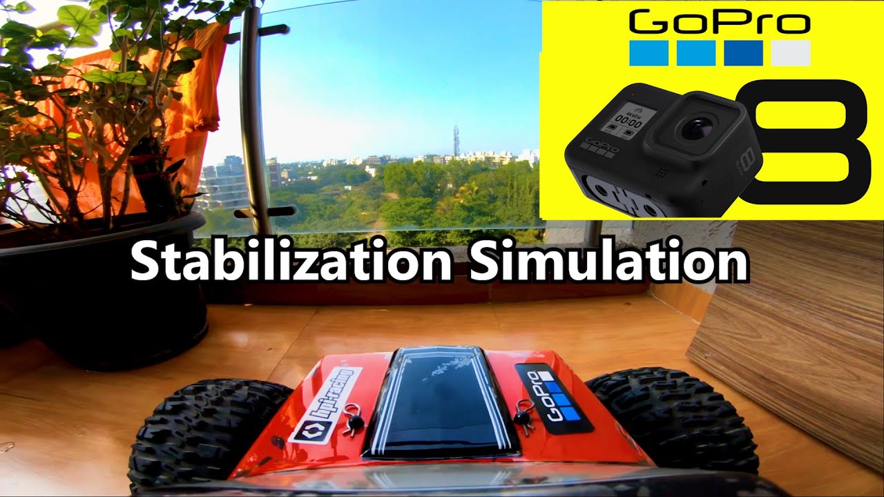 GoPro Hero 8 Rc Car Stabilisation Simulation Hypersmooth Boost High vs ...