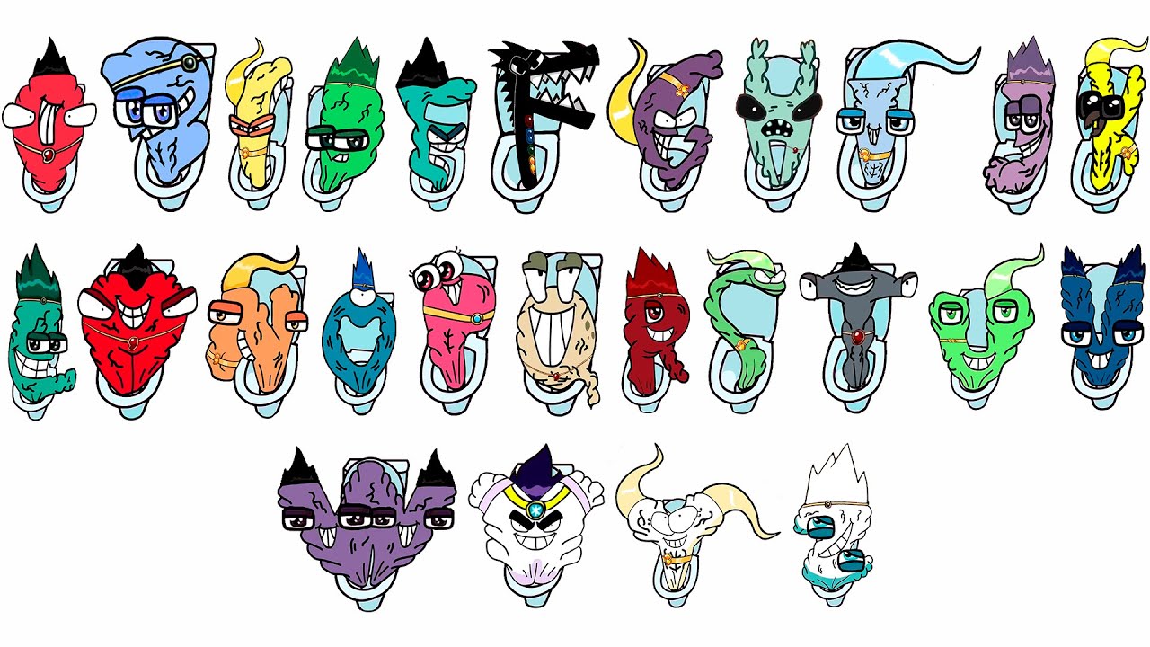 Skibidi Alphabet Lore But They Transform ( Full Version ) - YouTube