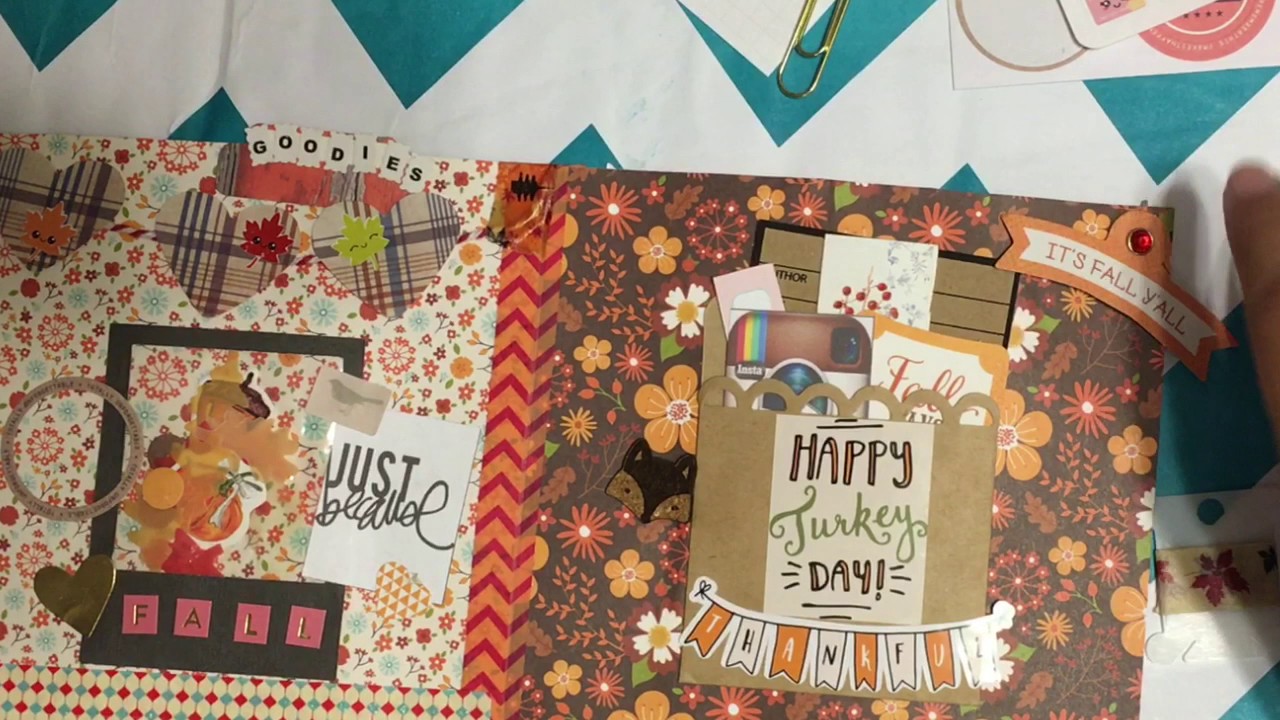 Thanksgiving theme flip book - YouTube