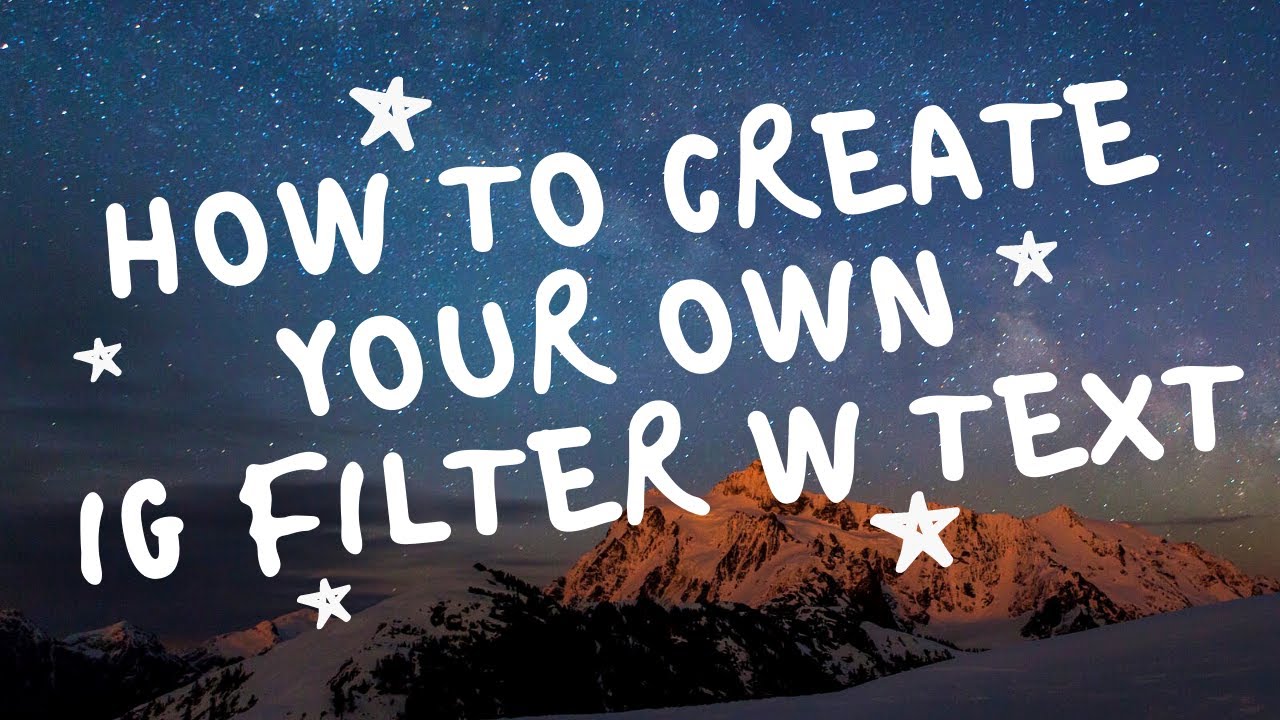 HOW TO ADD TEXT & UPLOAD YOUR OWN FONT (Instagram Filter) - EASY SPARK ...