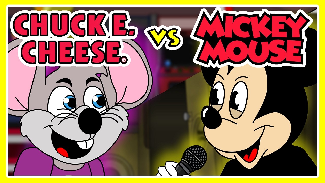 Mickey Mouse vs Chuck E. Cheese: The Ultimate Rap Battle - YouTube