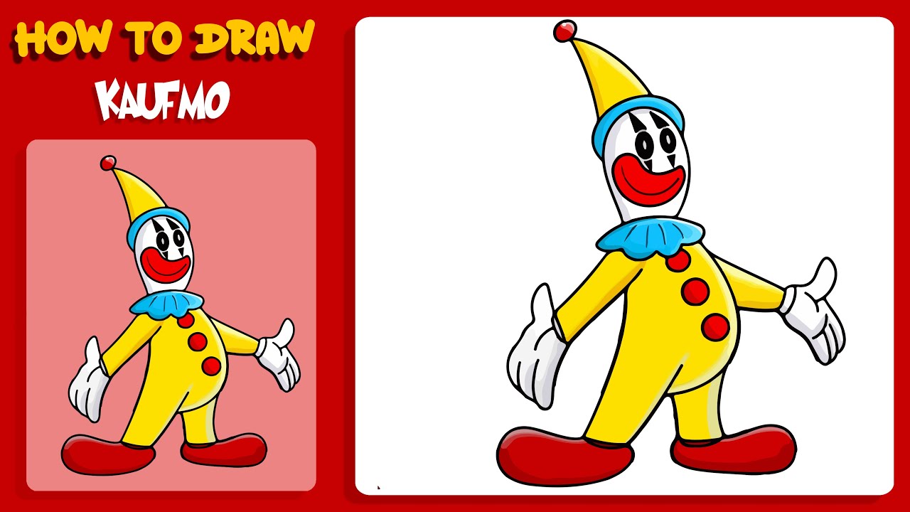 Kaufmo The Amazing Digital Circus - HOW TO DRAW - YouTube