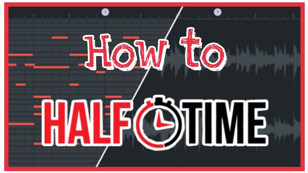 Quick Tutorial : How to Half Time effect in fl studio mobile | Easy way to make Half Time effect ...