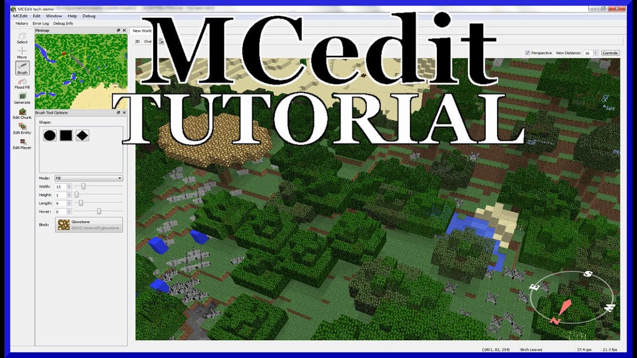 Minecraft-Werft-Adventskalender 2018 - Das MCedit-Tutorial - YouTube