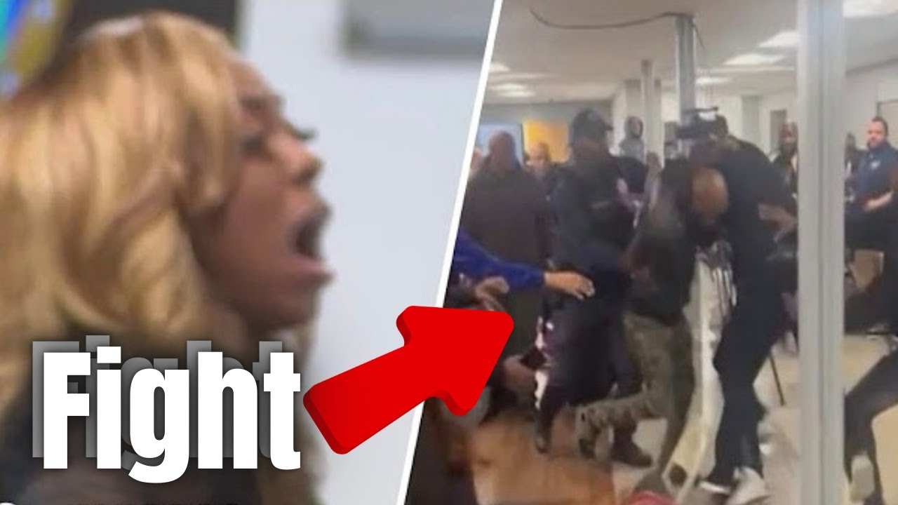 Tiffany Henyard causes royal rumble at town hall meeting - YouTube