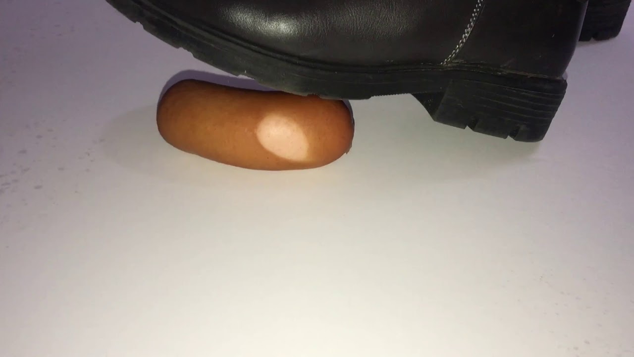 Sausage crush in boots!! - YouTube