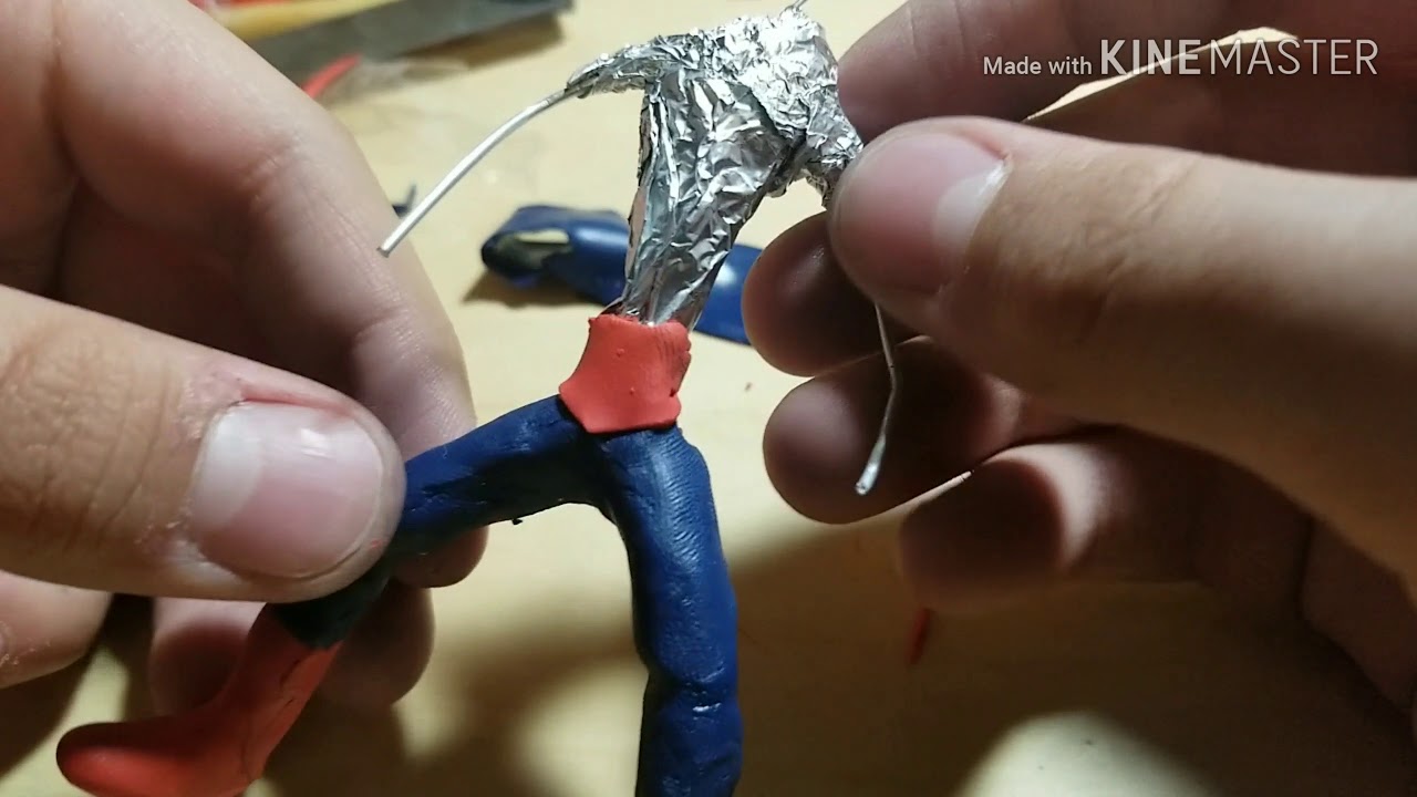 Making Spiderman from Polymer clay! - YouTube
