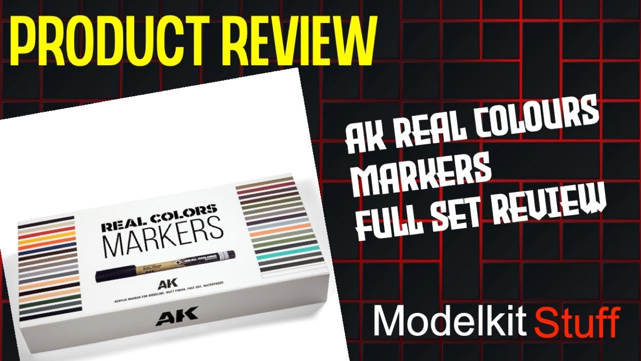 Bulk Markers AK Interactive Real Colours Markers - Tactical Markings ...