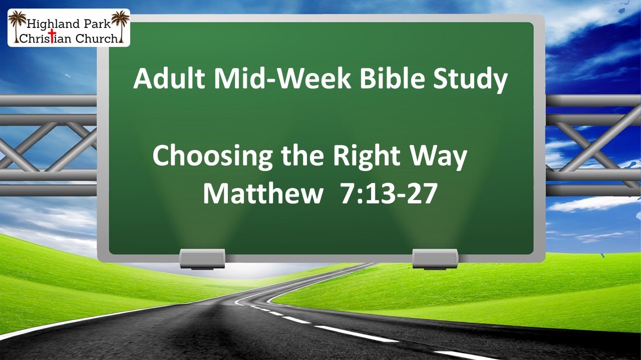 2020-07-09-MidWeek Bible Study-Matthew 7: - YouTube