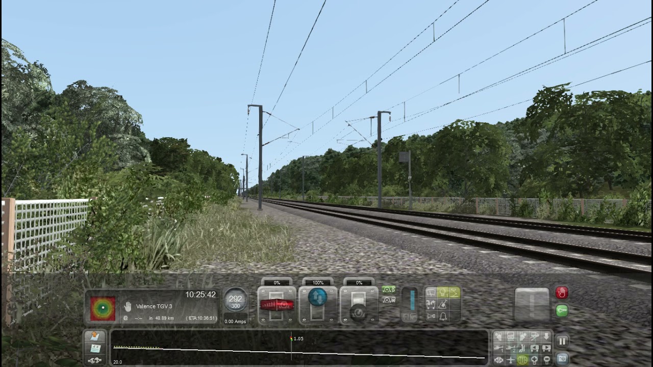 Train simulator class 373 LGV Lyon-Avignon - YouTube