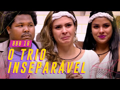ANA PAULA, MUNIK E RONAN: O TRIO INSEPARÁVEL DO BBB16! ❤️ | BIG BROTHER BRASIL 16