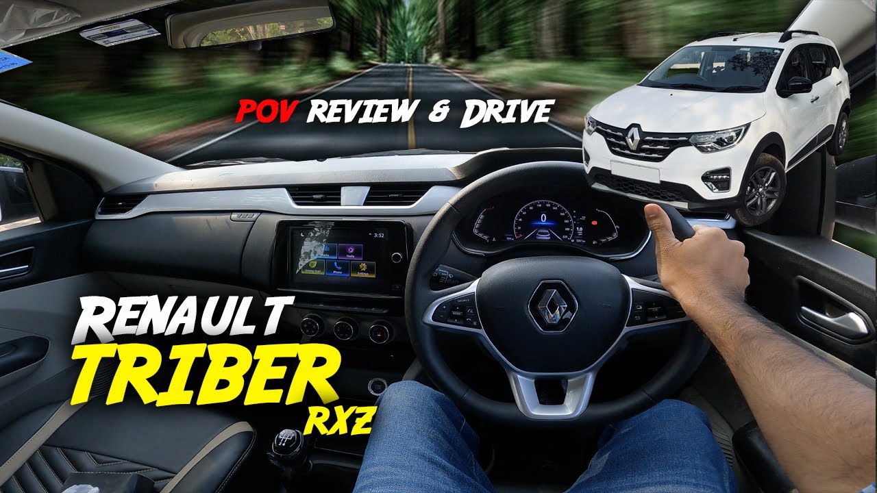 Renault triber rxz 2024 model | triber pov review and drive | renault ...