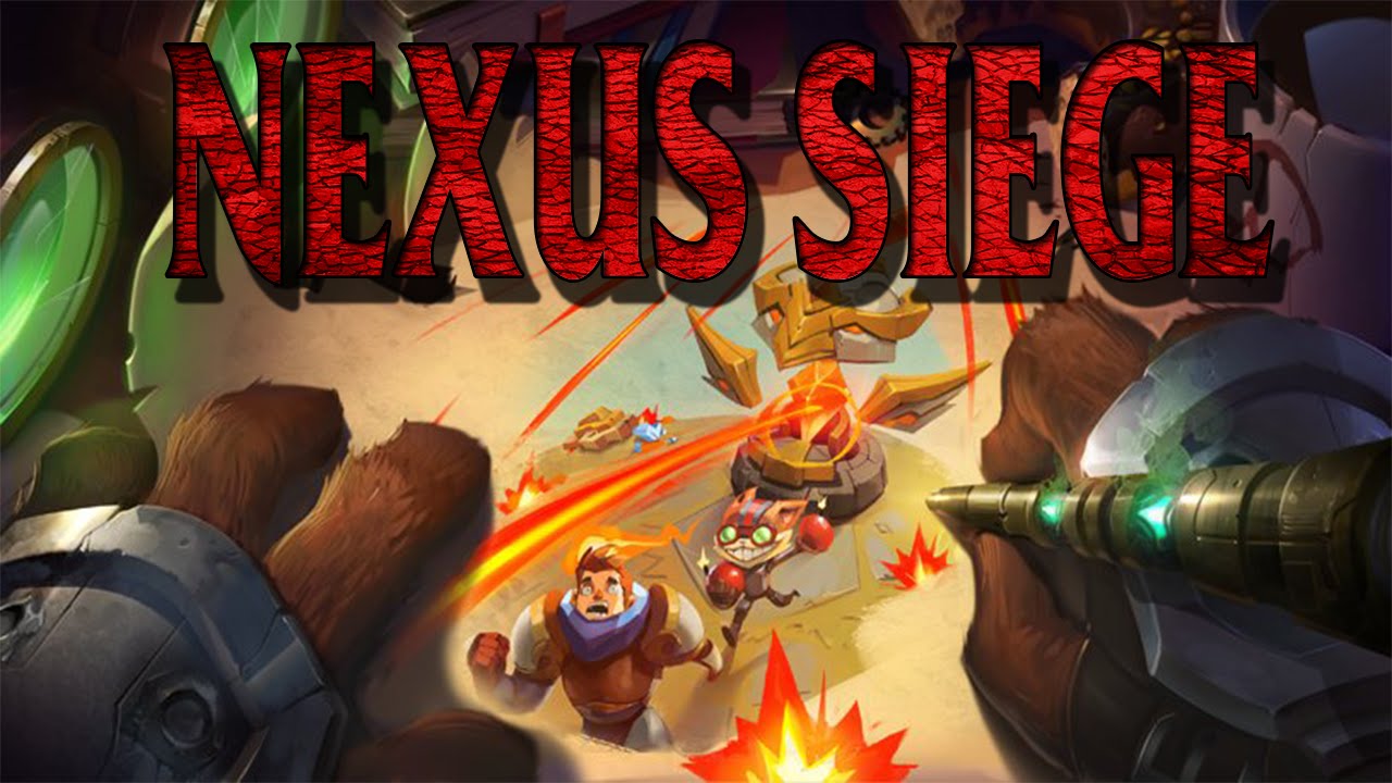 Nexus Siege Gameplay | New Mode | League of Legends S6 German Deutsch 6 ...