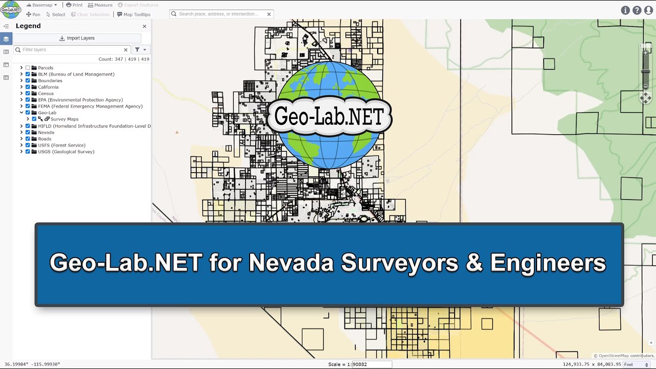 Geo-Lab.NET for Nevada Surveyors & Engineers - YouTube