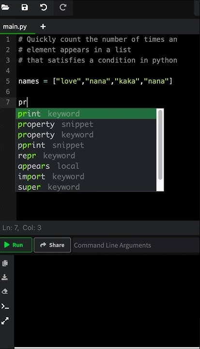 Quickly count the number of times an element appears in a list that ...
