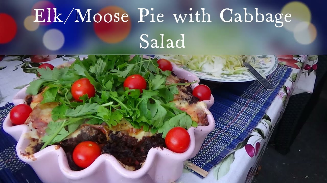 Homemade Elk/Moose Pie - YouTube