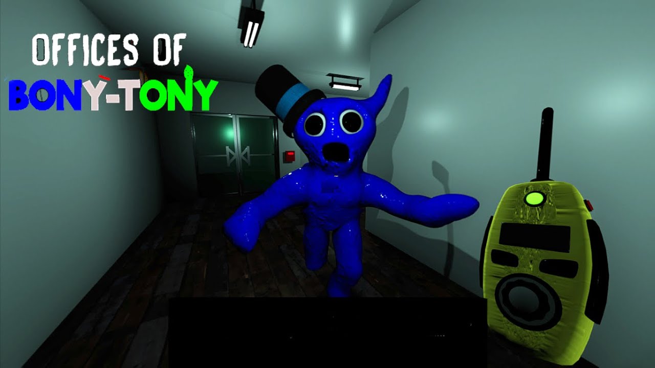 Offices of Bony Tony Chapter 1!! (Mascot Horror) Blue monster escape ...