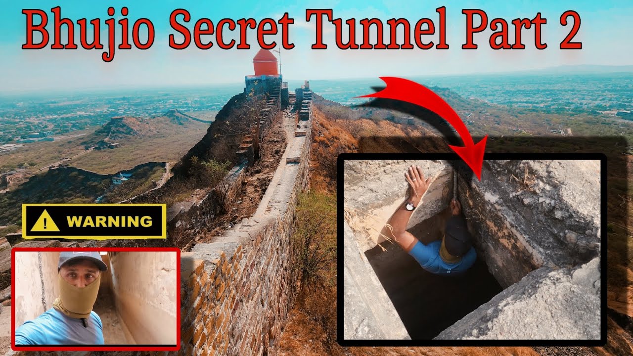 "Bhujio Dungar Secret Tunnel - Part 2 | Rope se utra under - YouTube