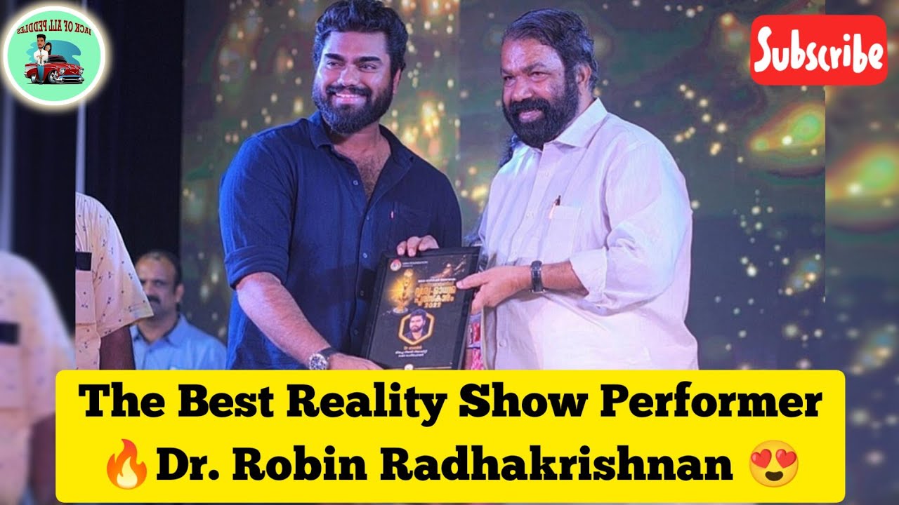 Dr. Robin receiving award for Best Reality Show Performer🔥 #award # ...