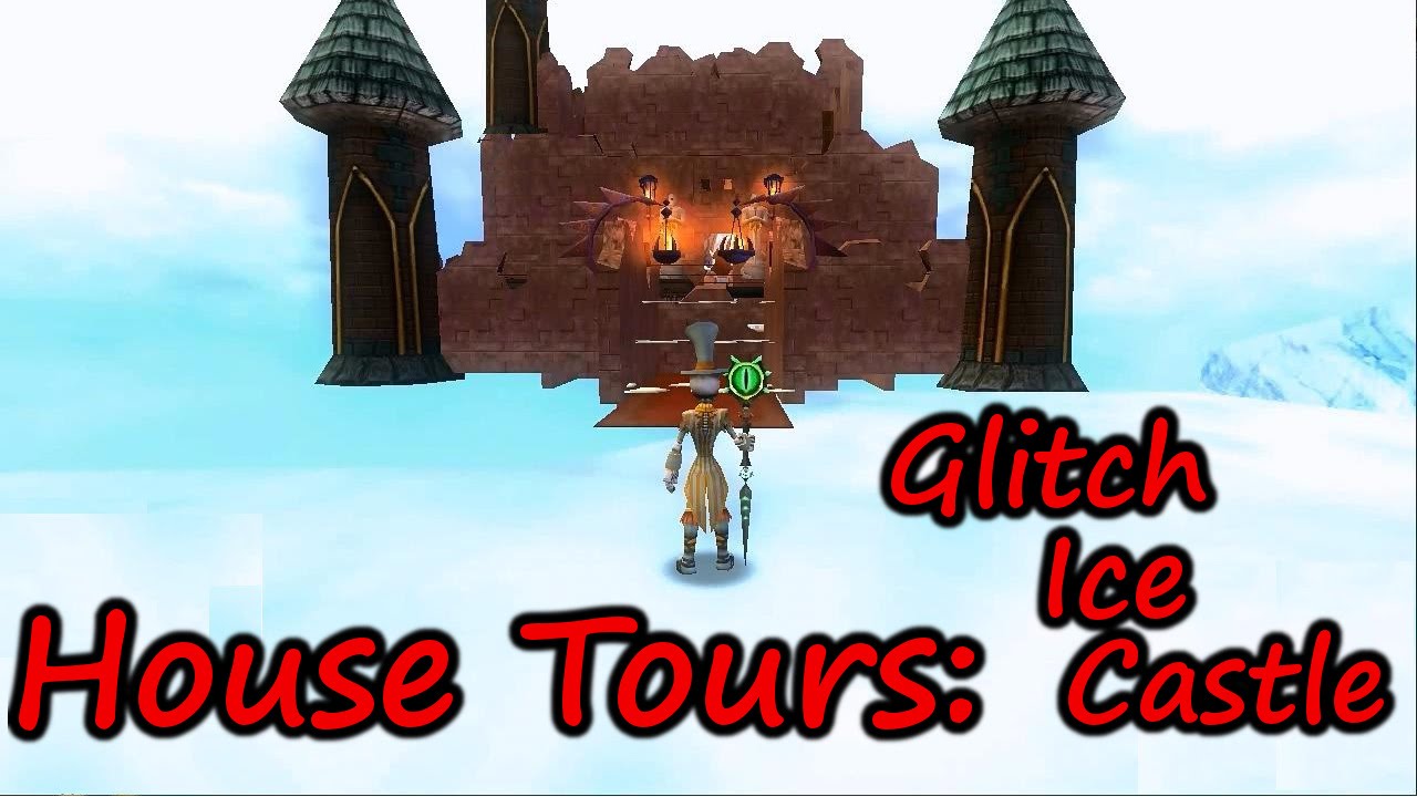 Wizard101: Glitch Castle Tour #1 My Ice House Castle - YouTube