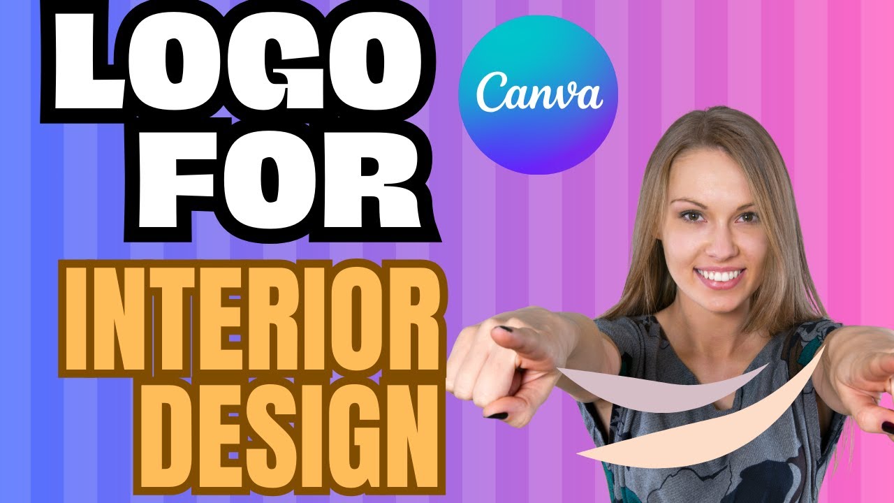 How To Create Logo In Canva For Interior Design - YouTube