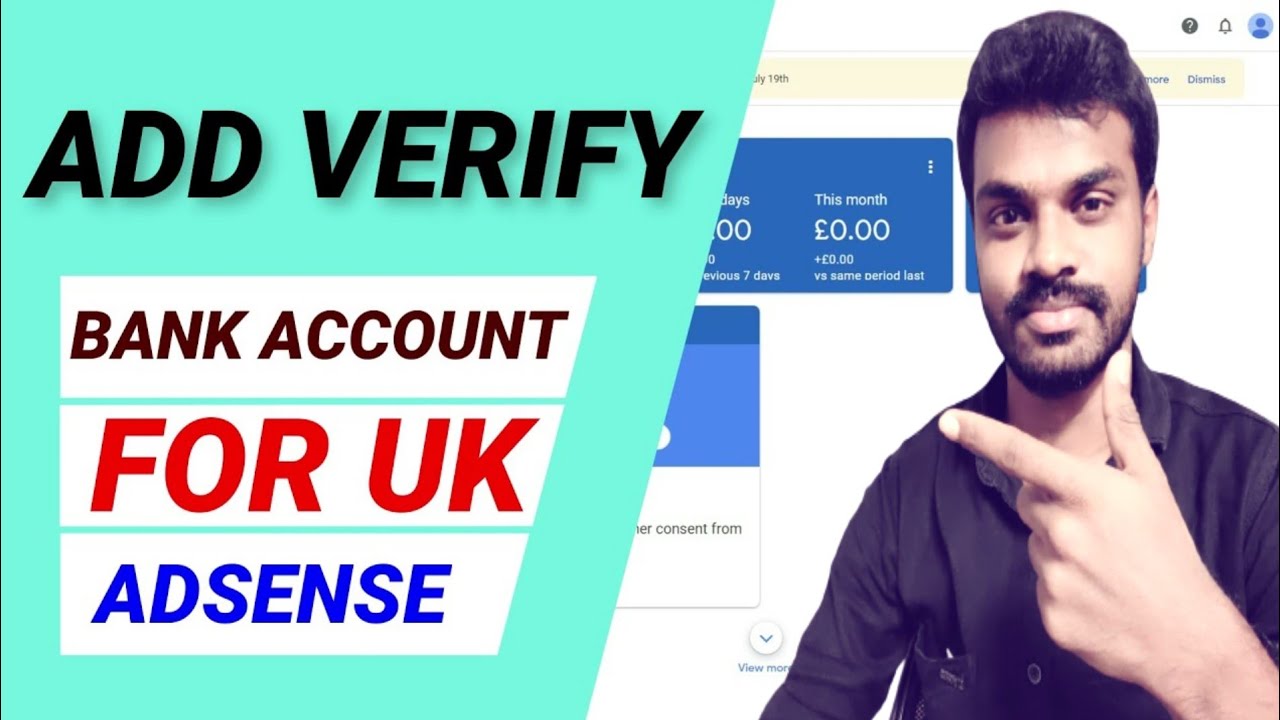 How to Add Google Adsense Bank Account on UK Verify Adsense Bank ...