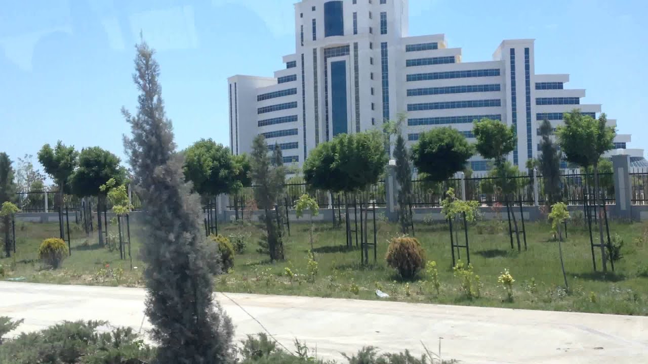 Hotels and Offices of Awaza city, Turkmenistan - YouTube