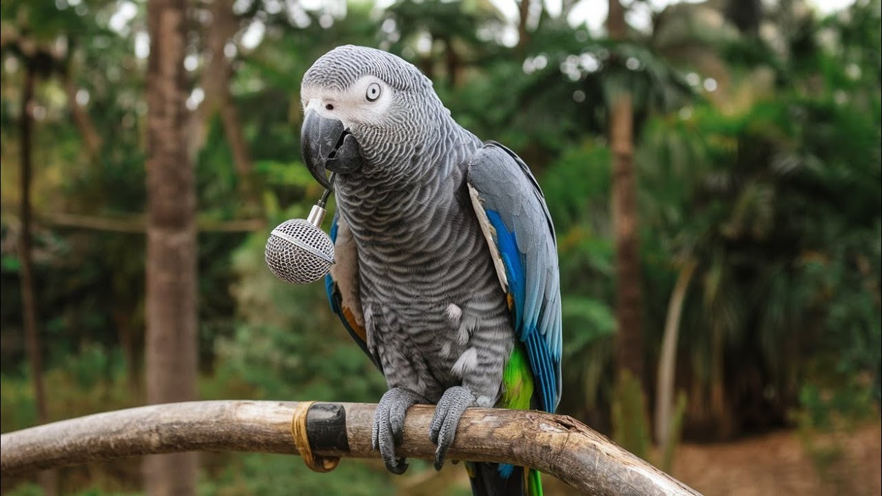 african grey parrots talking | best talking parrot in Indian | parrot ...