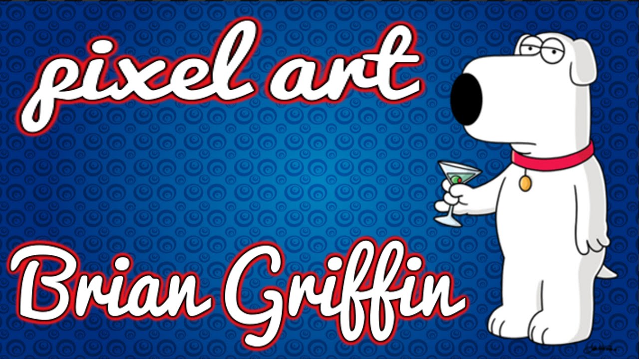 Brian Griffin ~ Family Guy - Minecraft Pixel Art - YouTube