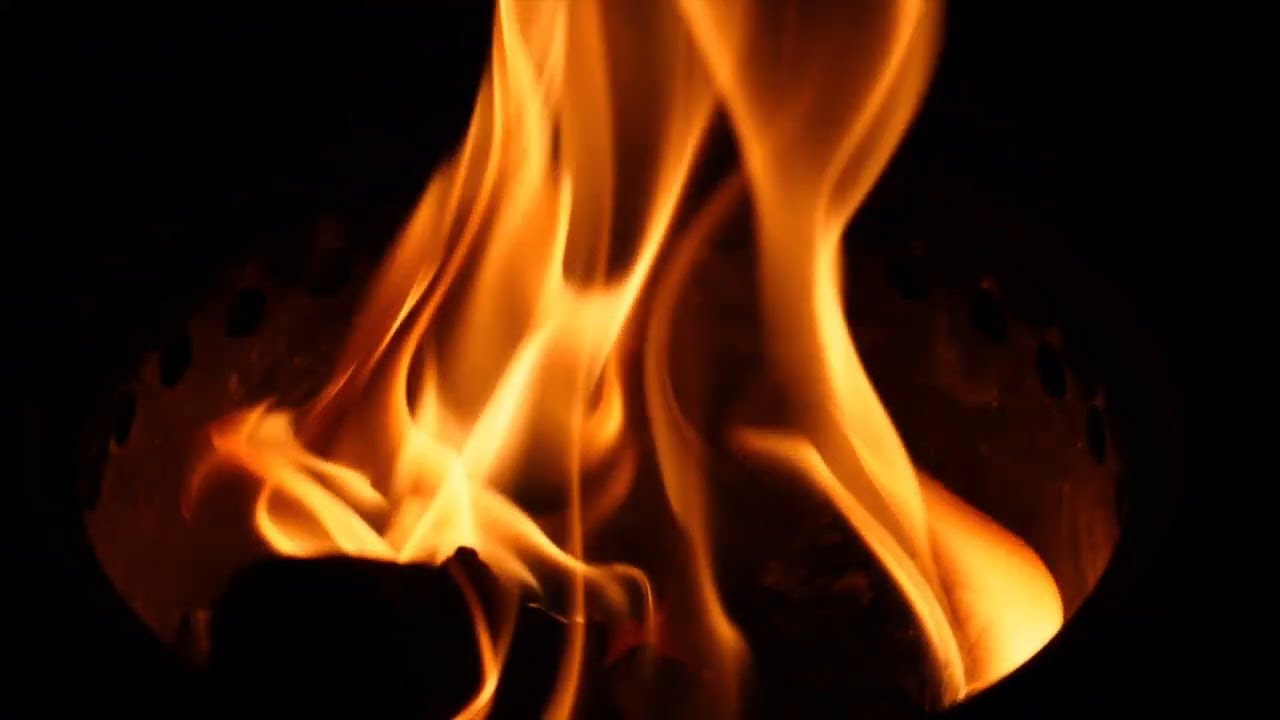 Calming, Relaxing Music & Sounds: Burning Fireplace and Crackling Fire ...