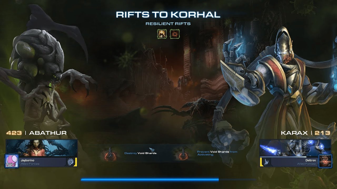 StarCraft 2 Co-op - Resilient Rifts (Weekly Mutation #203) - YouTube