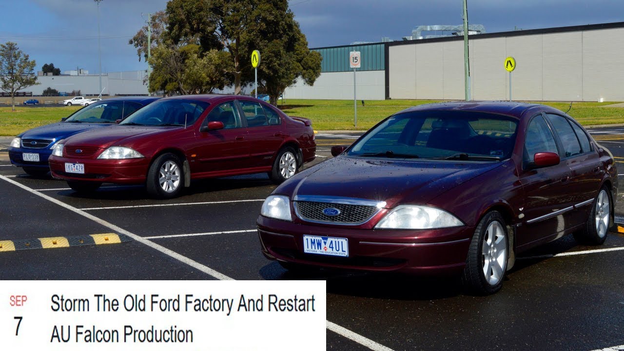 Storm the old Ford factory and restart AU Falcon production - YouTube
