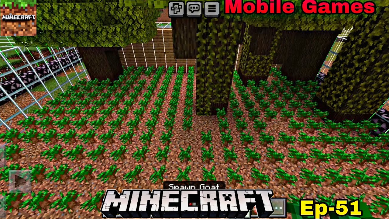 Minecraft How To Oak Sapling Farming Villager Ep-51 #gaming - YouTube