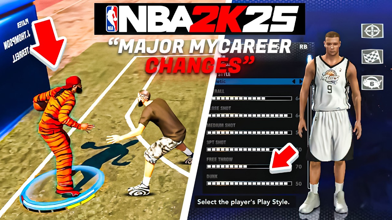 NEW NBA2K25 MYCAREER CHANGES & NEW BASKETBALL GAME!! 😱😍 - YouTube