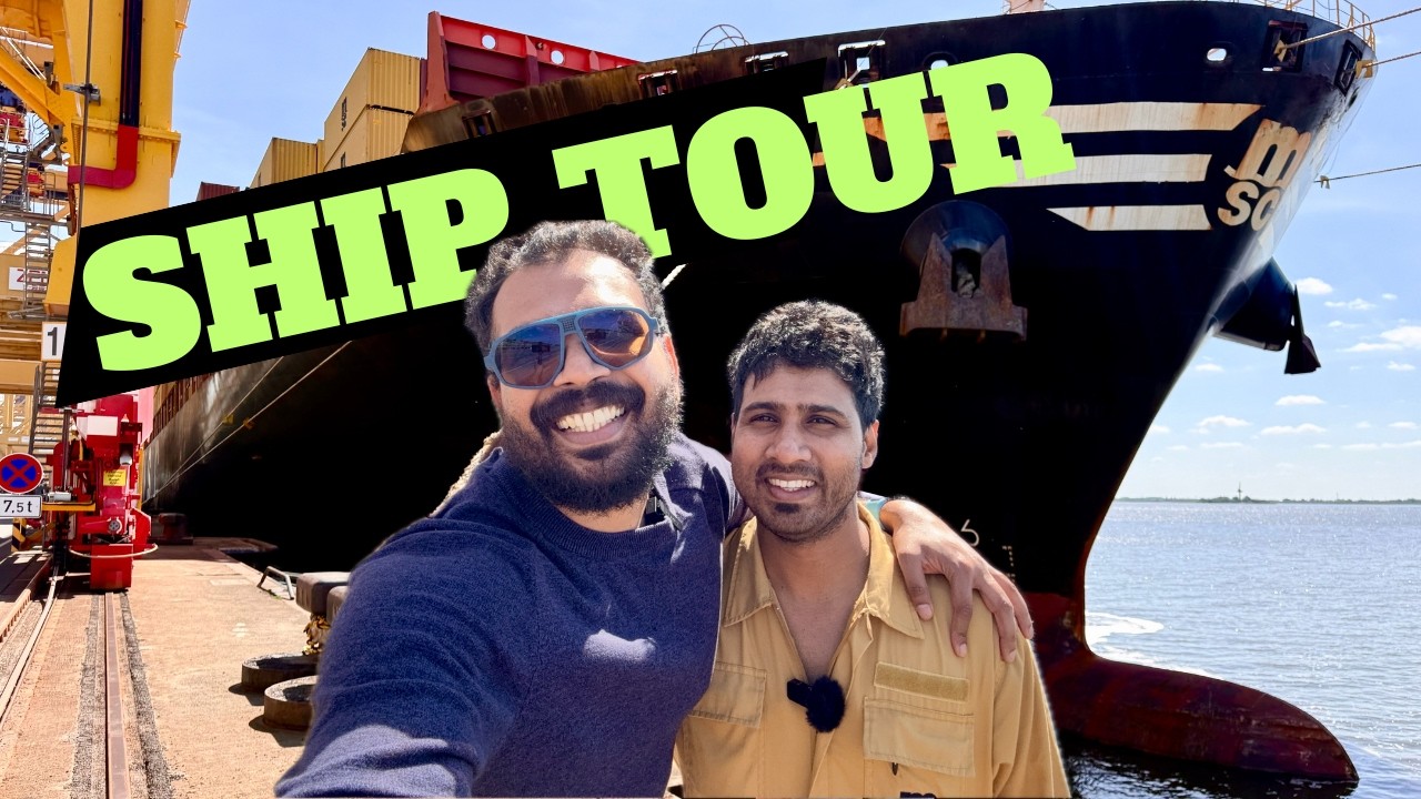 THE REAL LIFE IN SHIP Malayalam | Container SHIP TOUR - YouTube