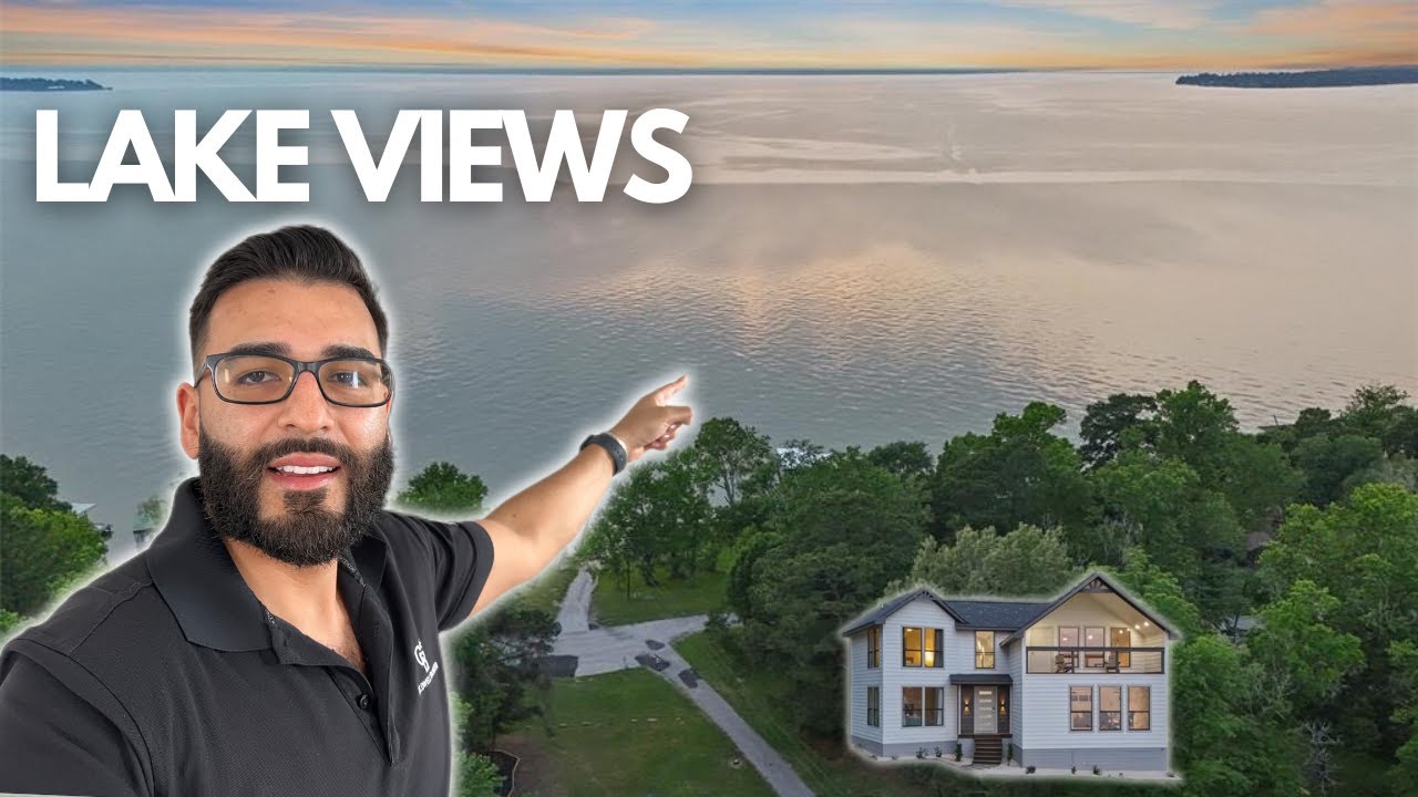 Stunning New Construction home near HOUSTON TX with LAKE VIEWS - YouTube