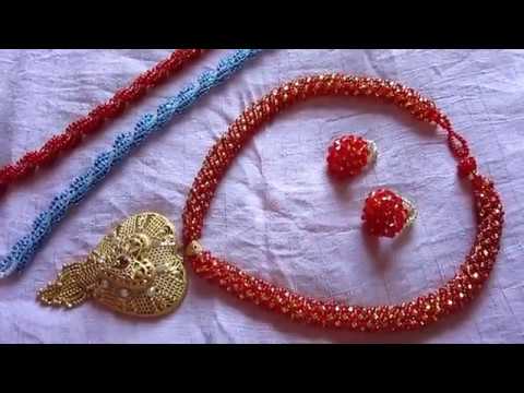 New Latest Gold Beads Designs Gold locket with Cristal & pote Design ...