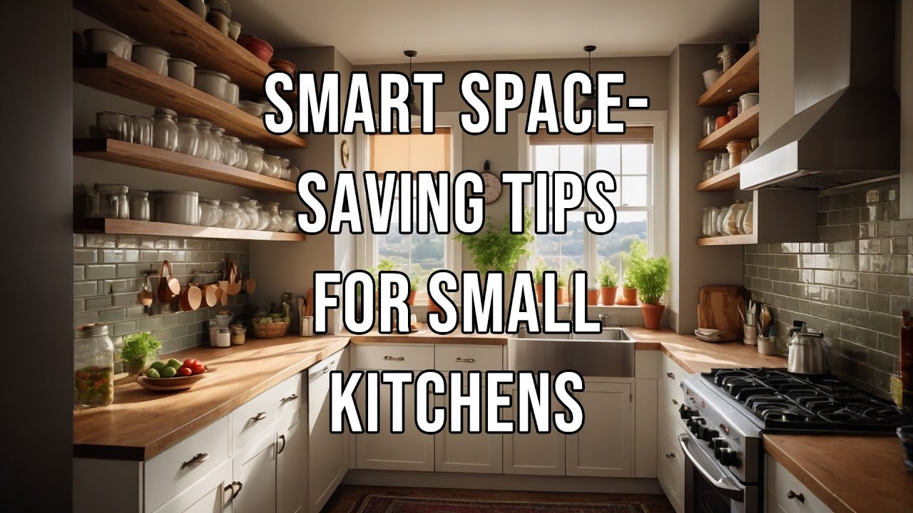 Smart Space Saving Tips for Small Kitchens - YouTube