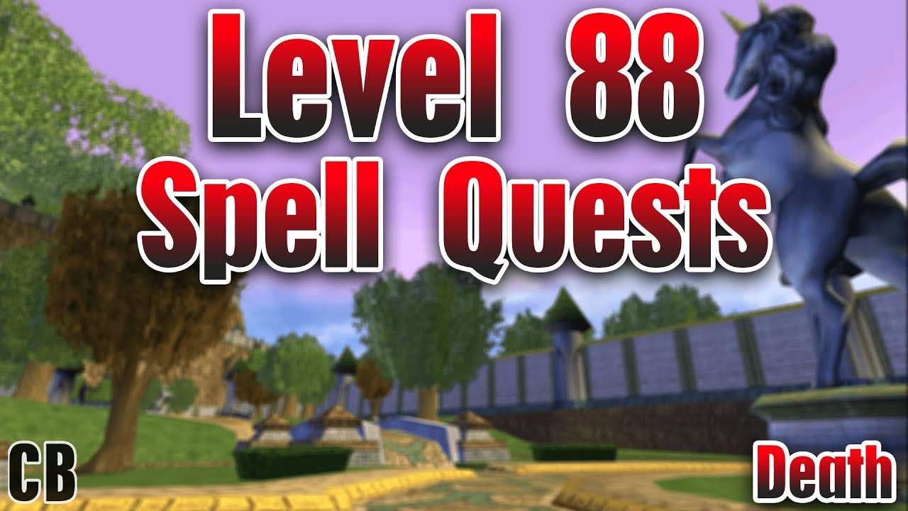 Wizard101 Death Spell Quests | Level 88 Spell - YouTube