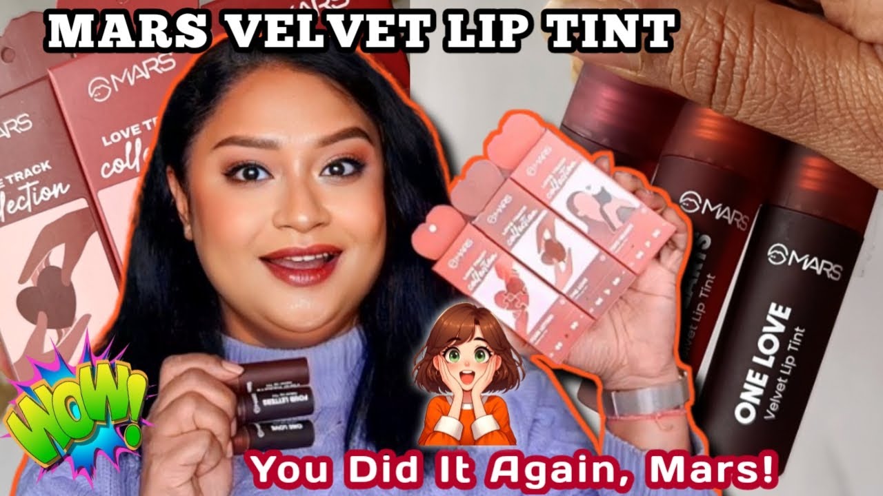 *NEW* Mars Love Track Velvet Lip Tint | Review| Swatch| Wear Test| # ...