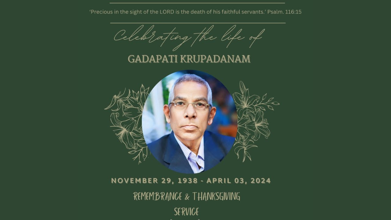 Celebrating the life of 07-04-2024 - YouTube