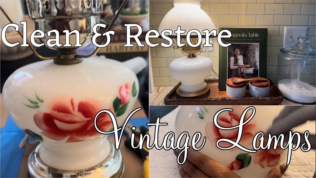 How To Clean and Restore My Vintage Little Lamp - YouTube