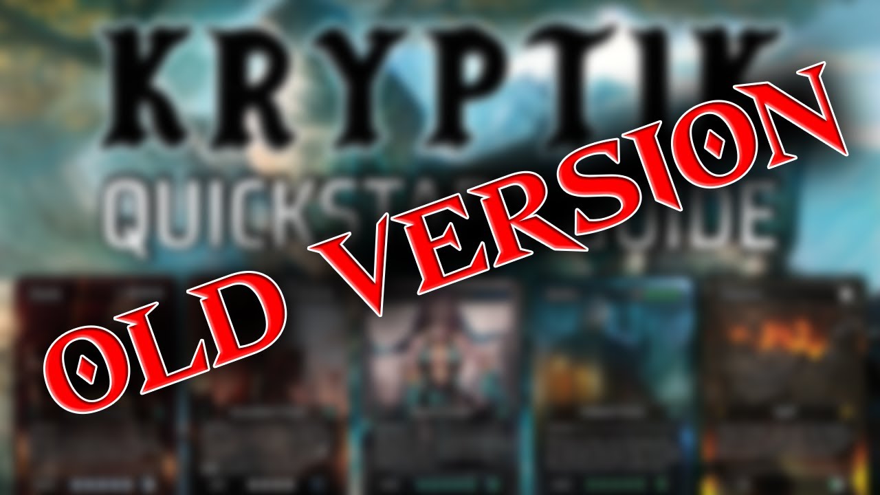 Kryptik Trading Card Game Quickstart Guide - How To Play Tutorial (OLD ...
