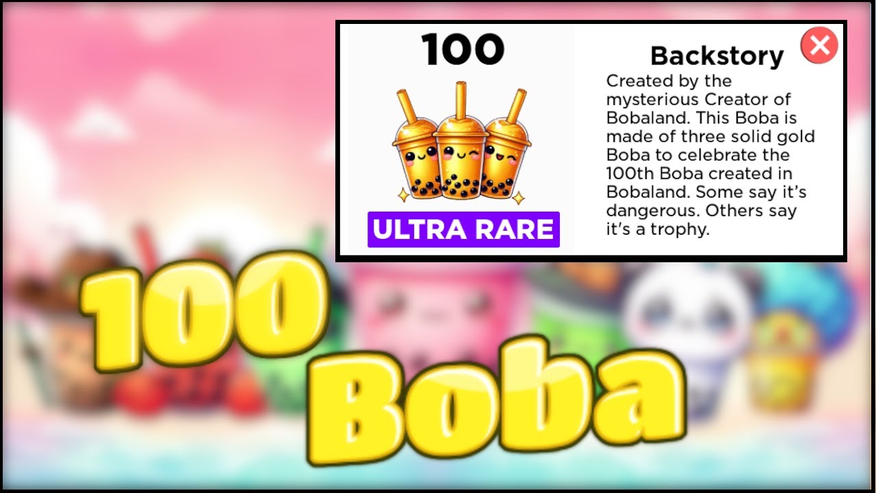 How to find the 100 Boba - Roblox - Find the Boba! - YouTube