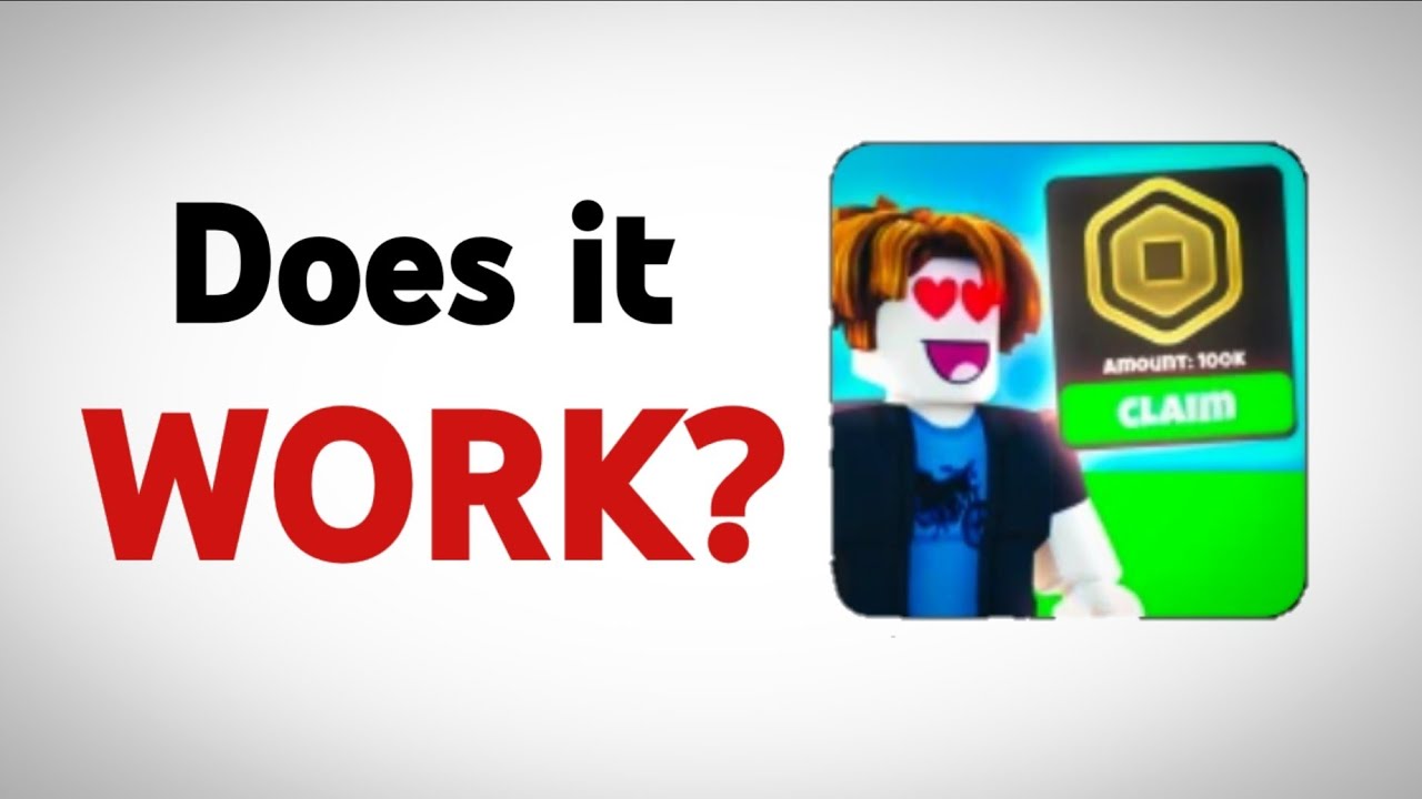 Does this Roblox game actually give you ROBUX? - YouTube