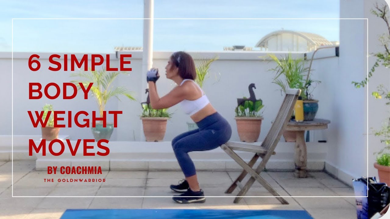 6 Basic Body Weight Workout Moves - YouTube