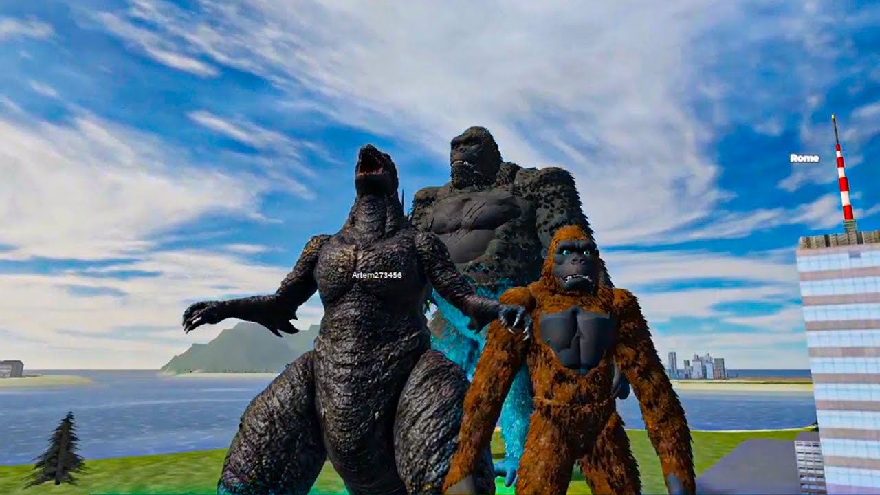 Godzilla x Kong The New Empire: Playing As Kong 2024 - Roblox Kaiju ...