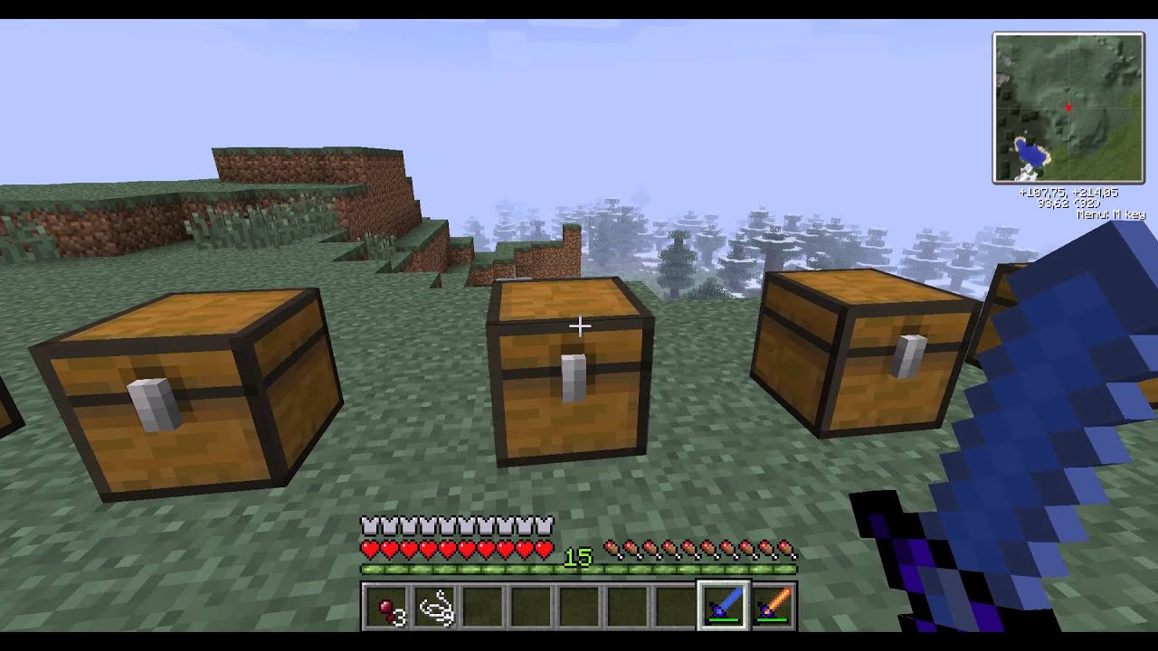 Minecraft More Swords Mod (1 000 damage) - YouTube