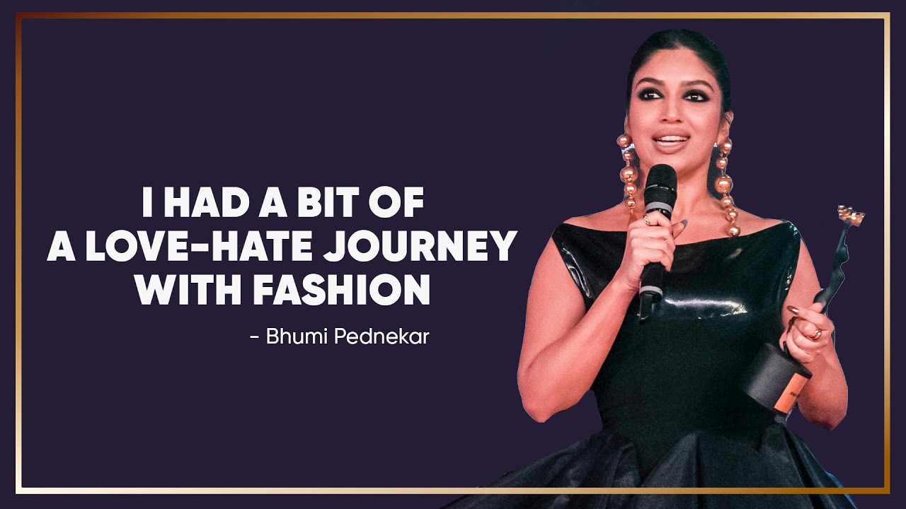 Bhumi Pednekar wins Stylish Pathbreaker Female Award by Mahaveer Jain ...